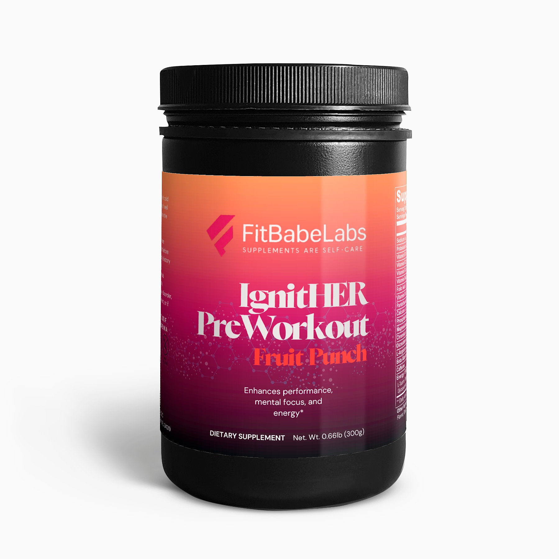 IgnitHER Pre-Workout (Fruit Punch) – FitBabeLabs